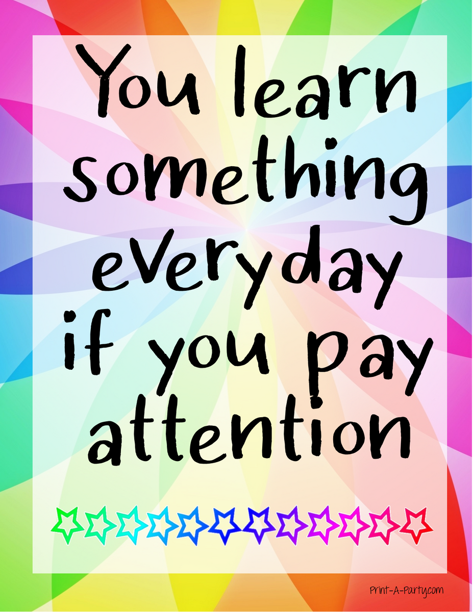 CLASSROOM DECOR | Rainbow Classroom Posters | Positive Classroom Quote ...