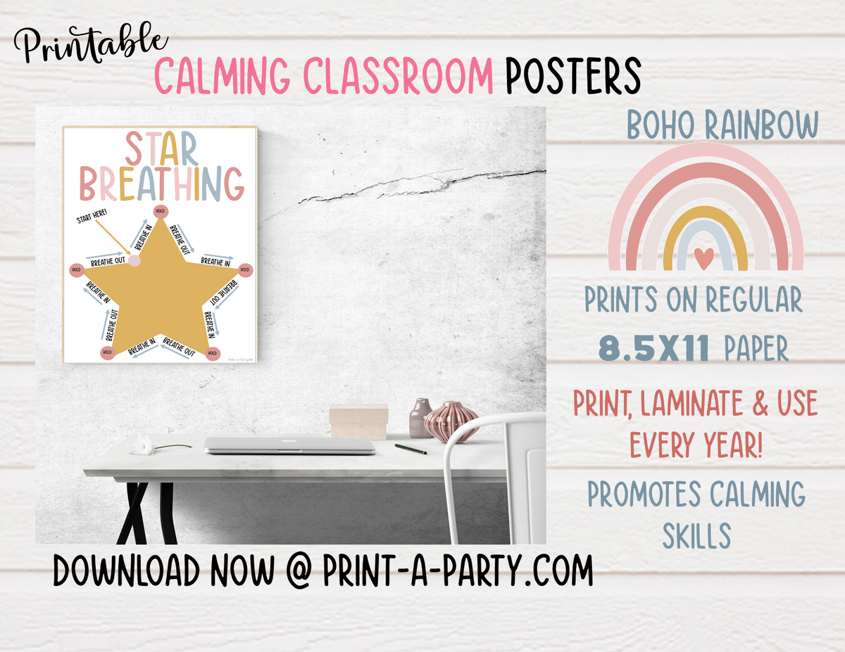 CLASSROOM DECOR | Calm Classroom Posters | Calming Classroom | Calm Do ...