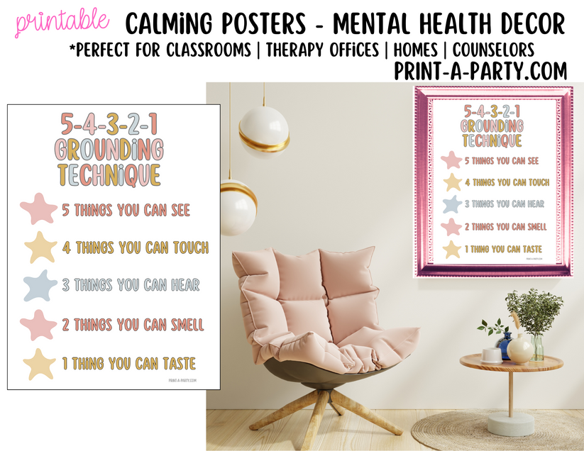 CLASSROOM DECOR - Boho Calming Corner Posters – Printable Mental Healt ...