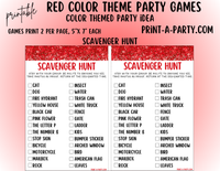 Red Party Games | Red Party Theme | Red Party Ideas | Color Party Games ...