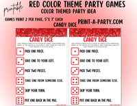 Red Party Games | Red Party Theme | Red Party Ideas | Color Party Games ...