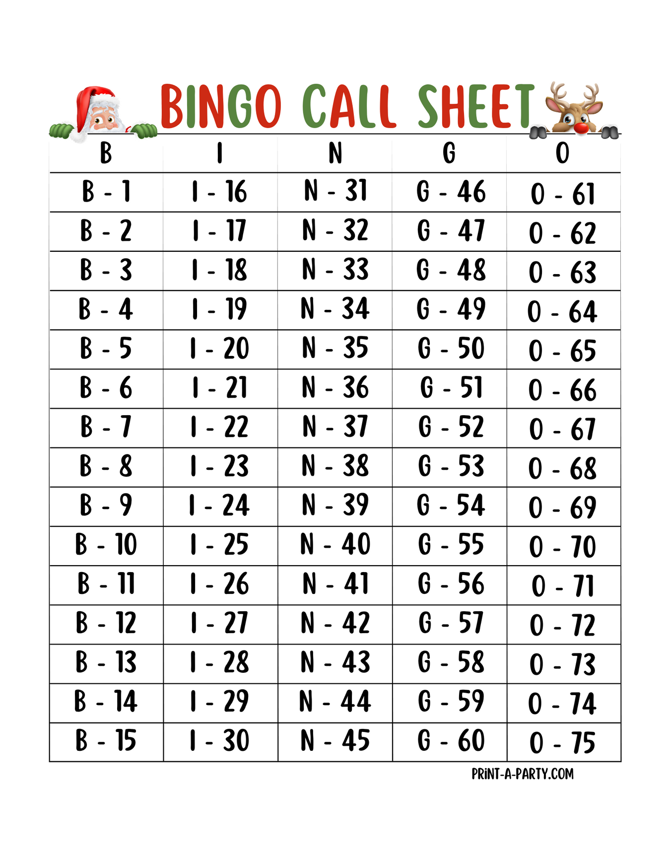 BINGO: Printable Christmas Holiday Bingo Game – Fun Holiday Activity f ...