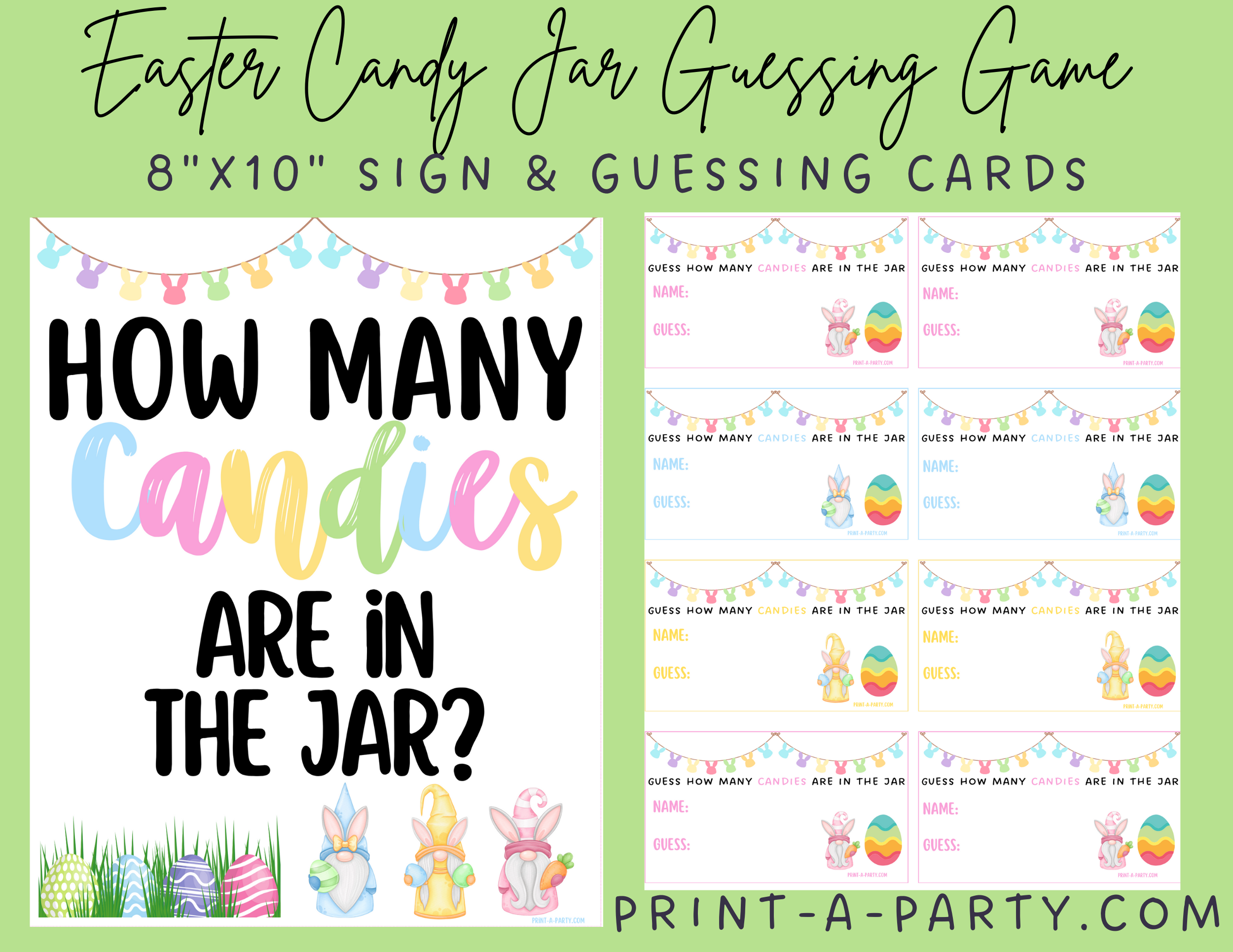 Candy Jar Guesssing Games – PrintAParty