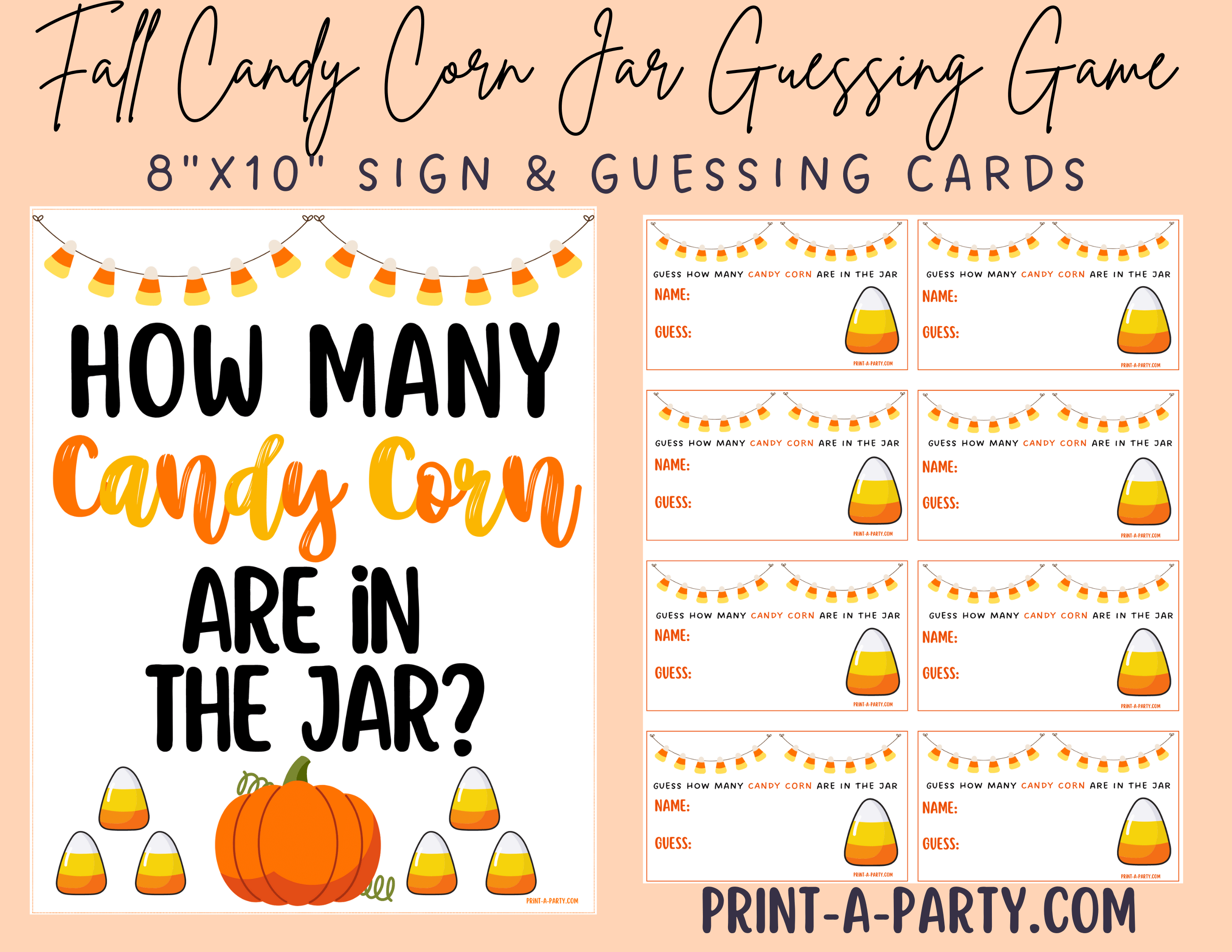 Candy Jar Guesssing Games – PrintAParty