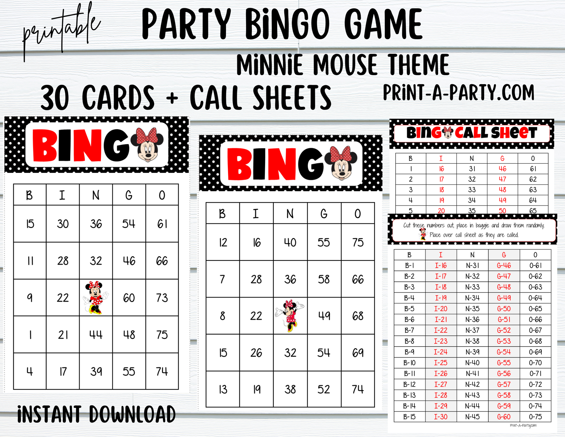 Printable Bingo Games For Adults