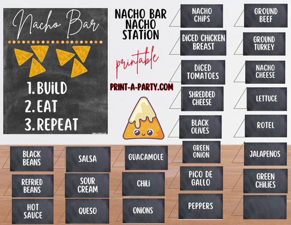NACHO BAR | NACHO STATION Setup - Chalkboard | Nacho Bar Sign | Food S ... NACHO BAR | NACHO STATION Setup - Chalkboard | Nacho Bar Sign | Food S ...