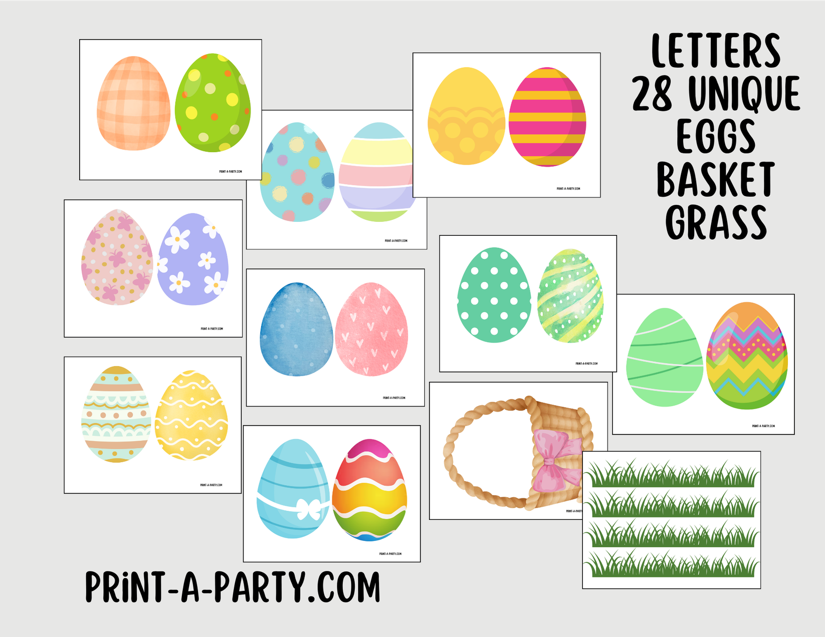 Bulletin Board Printable Display for Classroom - Easter Eggs Theme for ...
