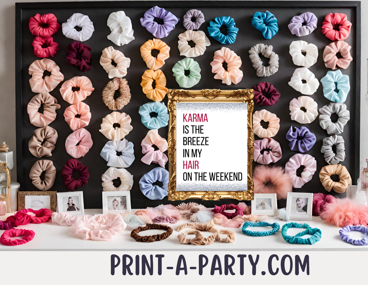 Swiftie Party Signs - Printable Taylor Swift Party Signs – Eras Tour P ...