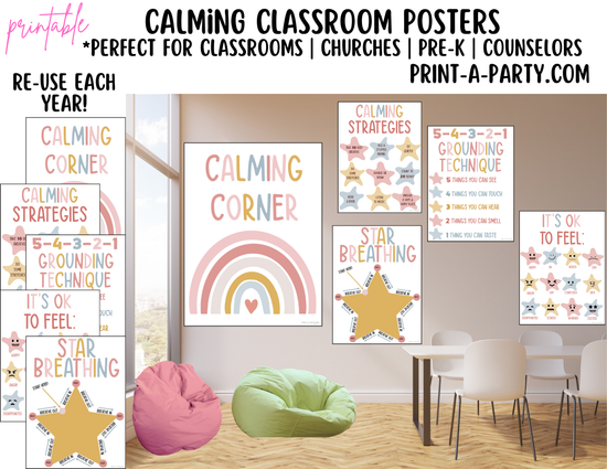 CLASSROOM DECOR | Calm Classroom Posters | Calming Classroom | Calm Do ...