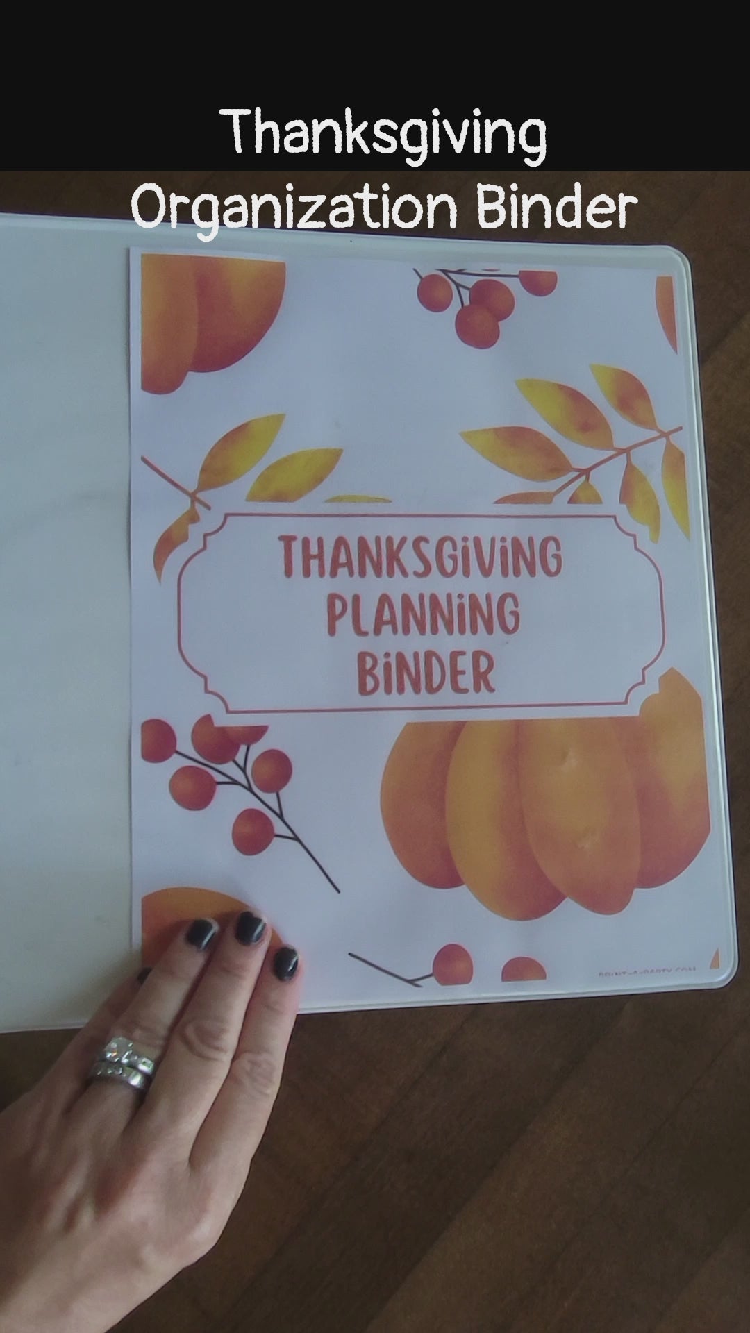 Thanksgiving Organization Binder: Thanksgiving Hosting Binder | Thanks ...