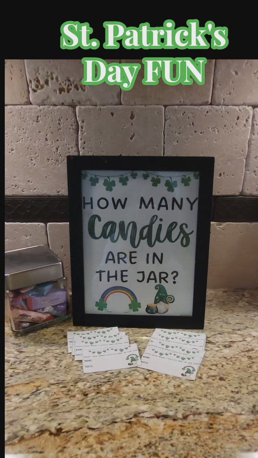 St. Patrick's Day Lucky Charms Candy Jar Guessing Game Printable – Sig ...