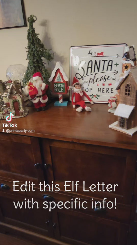 ELF - Editable Elf Note Pack - Printable Christmas Elf Letters ...