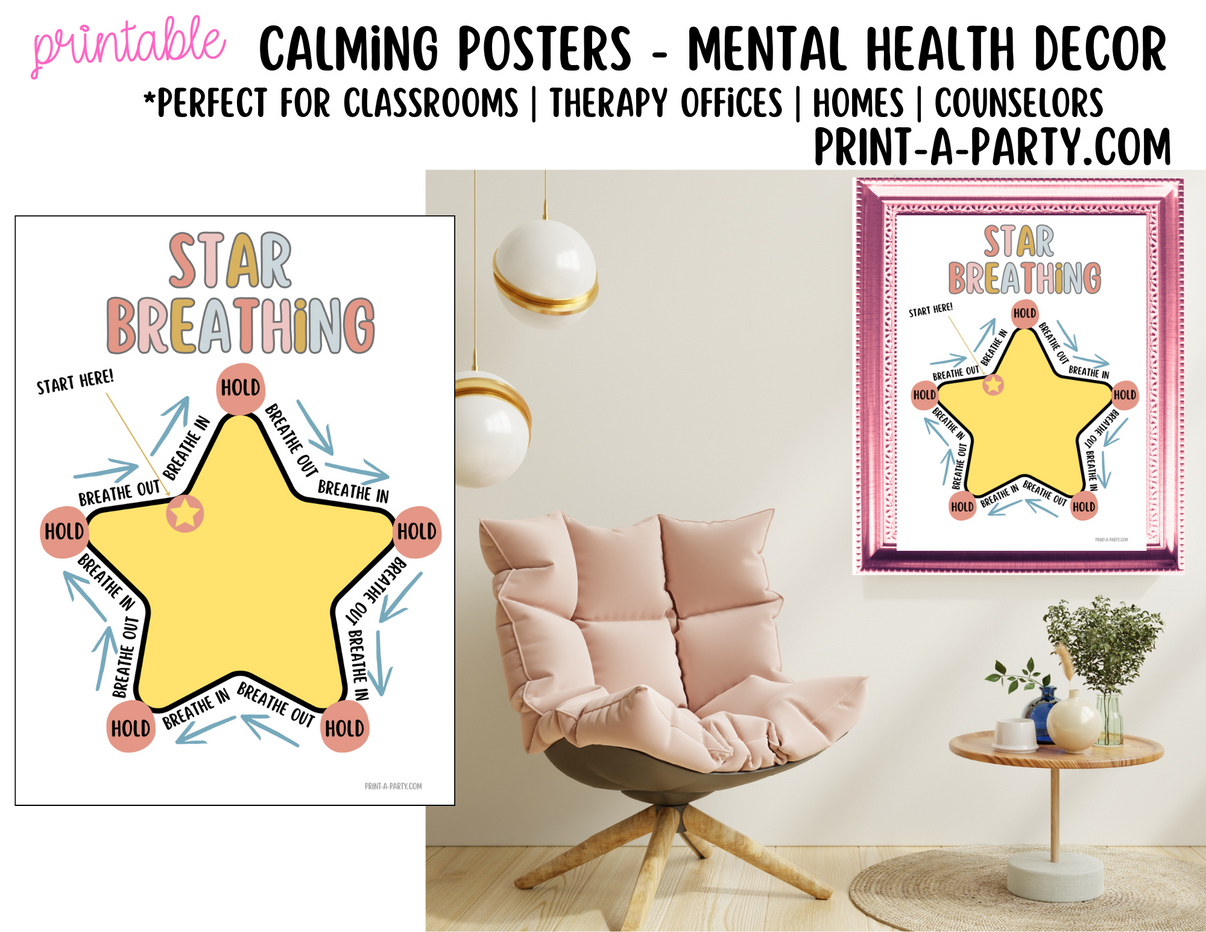 CLASSROOM DECOR - Boho Calming Corner Posters – Printable Mental Healt ...