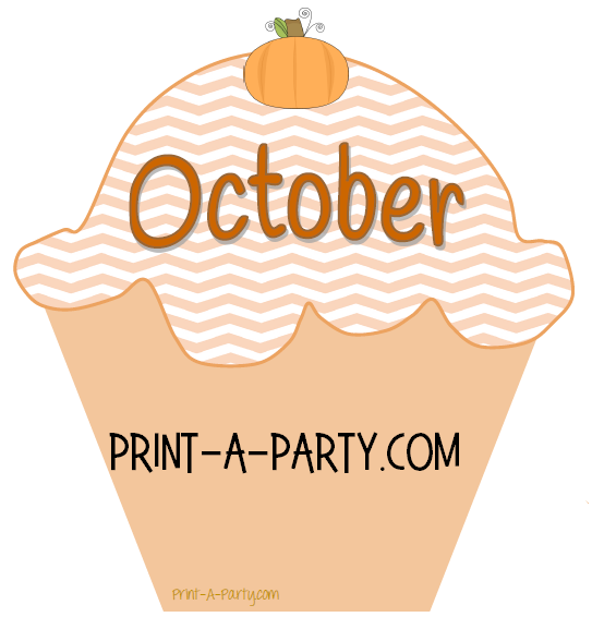 Classroom Bulletin Board Birthday Chevron Cupcakes – PrintAParty