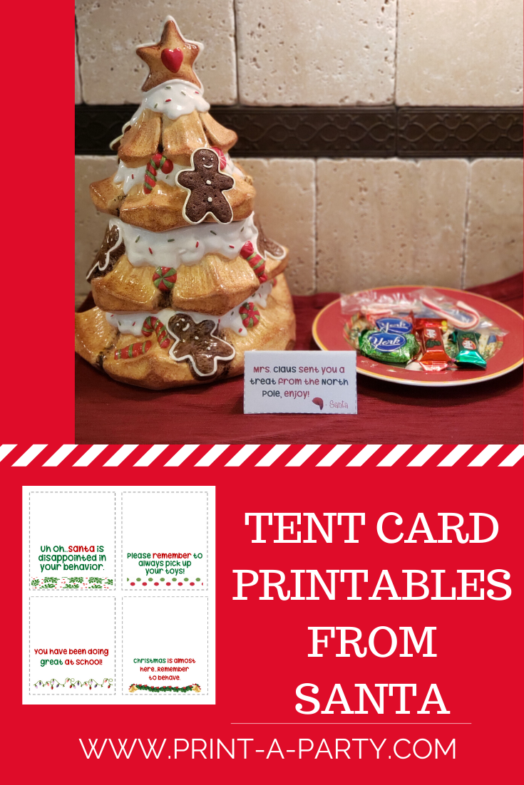 Printable Santa Mini Notes - Notes from the North Pole - 32 different ...