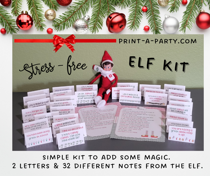 Santa | Elf Printables – PrintAParty